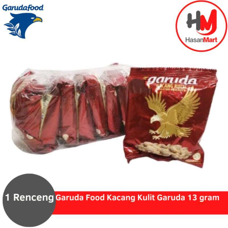 Promo Garuda Food Kacang Kulit Garuda 13 Gram [1 Renceng Isi 10 Pcs ...