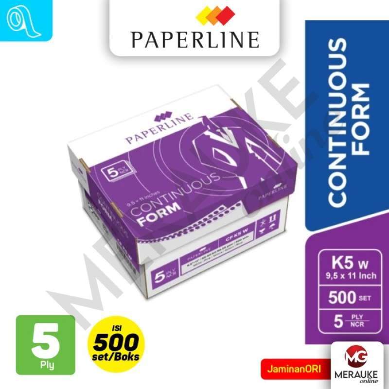 Jual Continuous Form Paperline 5 Ply Original Harga Termurah Juli 2024 ...