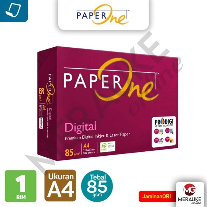 Jual Kertas Hvs Paper One A4 85gsm Isi 500 Lembar Di Seller Merauke ...