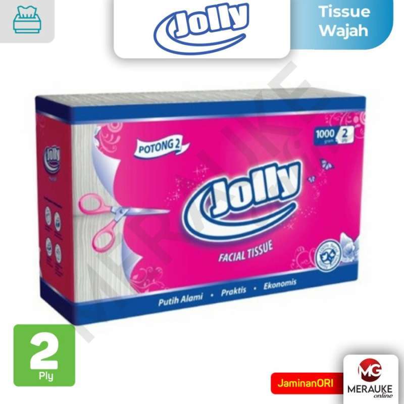 Jual Jolly Facial Tissue 1000 Gr 2 Ply Termurah - Harga Grosir ...