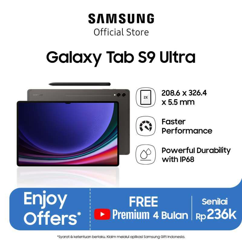Promo Samsung Galaxy Tab S9 Ultra [12/512gb] Diskon 14% Di Seller Samsung Official Store ...