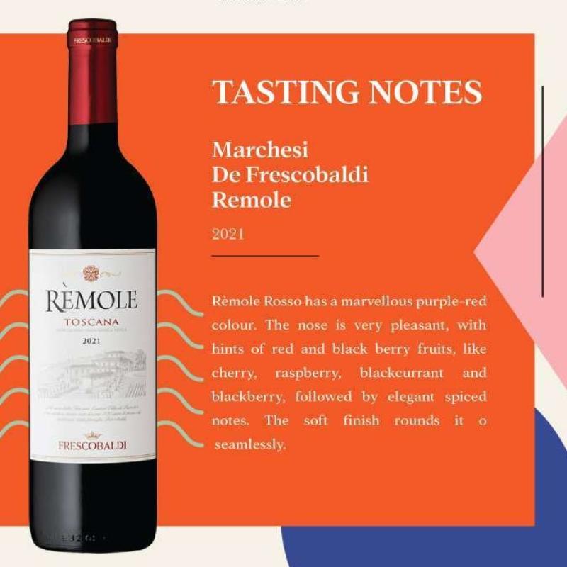 Jual Red Wine Marchesi De Frescobaldi Remole [750ml] Di Seller ...