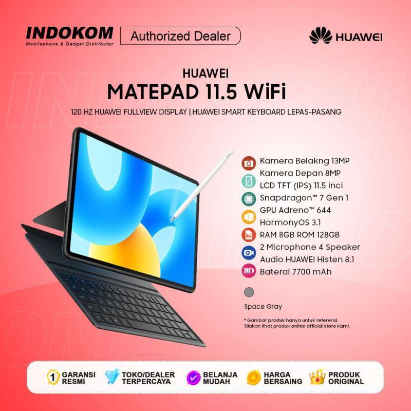 Jual Huawei Matepad 11.5 Tablet RAM 8GB/128GB - Garansi Resmi - Matepad ...