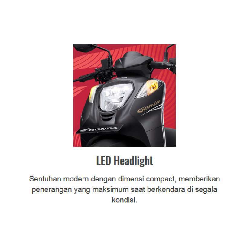 Jual Honda Genio Cbs Sepeda Motor Di Seller Asn Jaya - Pakualam, Kota ...