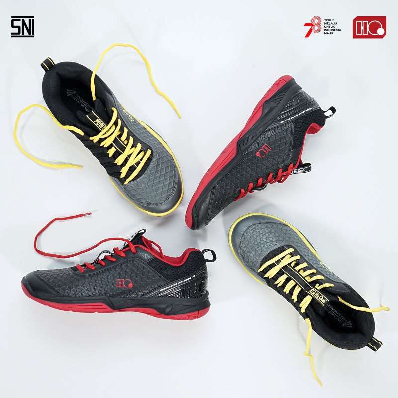 Promo Hi-qua Gen 3 Generation Three Sepatu Badminton Bulutangkis Non ...