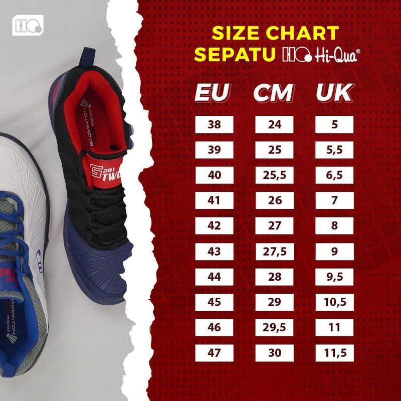 Promo Hi-qua Gen 3 Generation Three Sepatu Badminton Bulutangkis Non ...