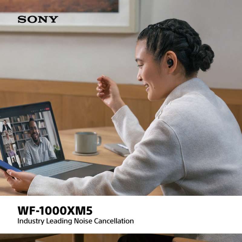 Jual SONY WF-1000XM5 Black Noise Canceling Truly Wireless / WF1000XM5 ...