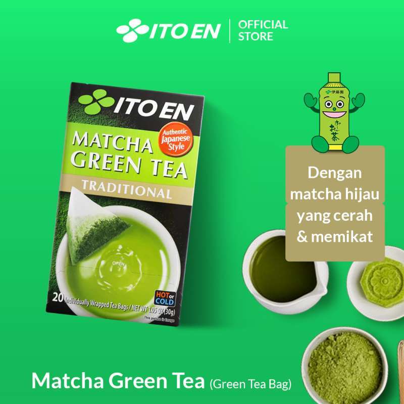 Promo 3 Box Ito En Teh Celup Matcha Original Tea Free 3 Variant Diskon ...