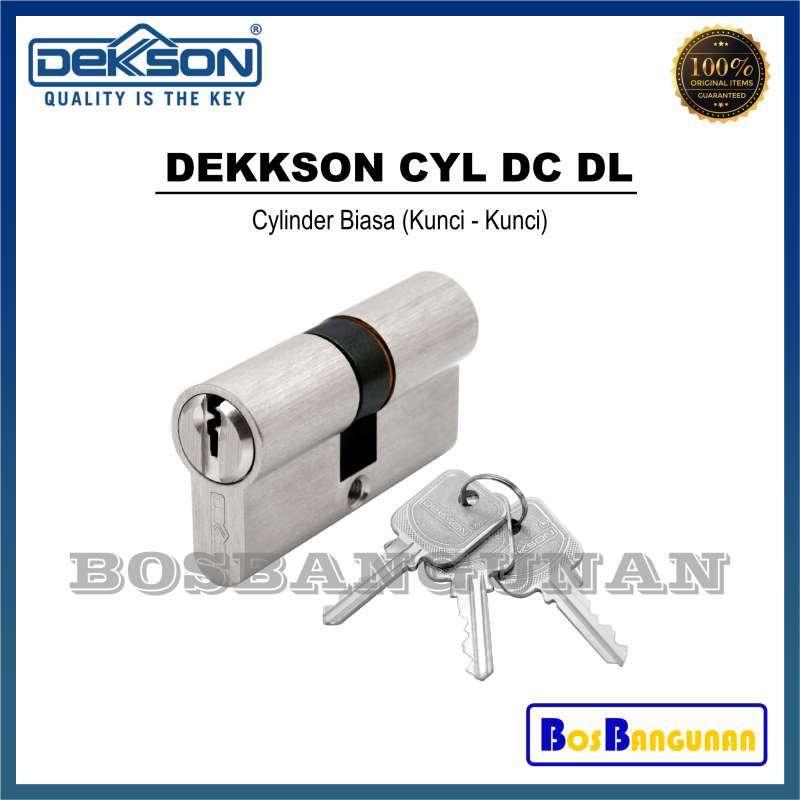 Jual Silinder Kunci Dekson / Cylinder Kunci Dekkson Cyl Dc Dl Sn / Dekkson Double Cylinder ...