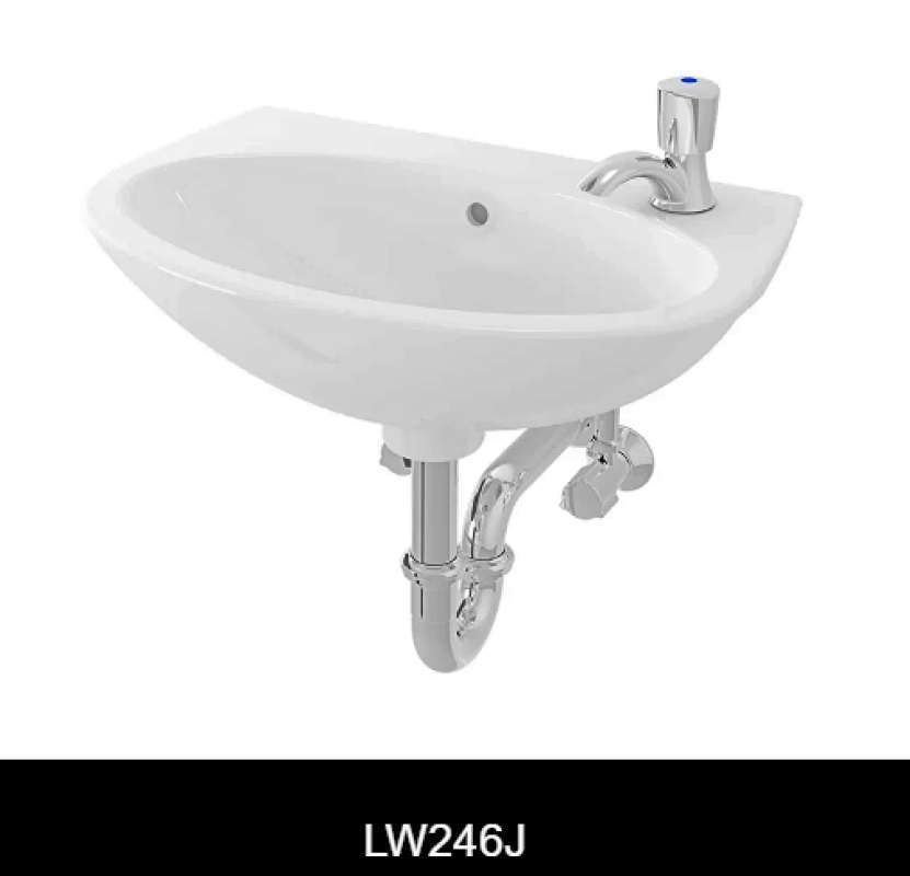 Jual Wastafel Gantung Toto Lw 246 J / Wall Hung Lavatory Toto Lw246j ...