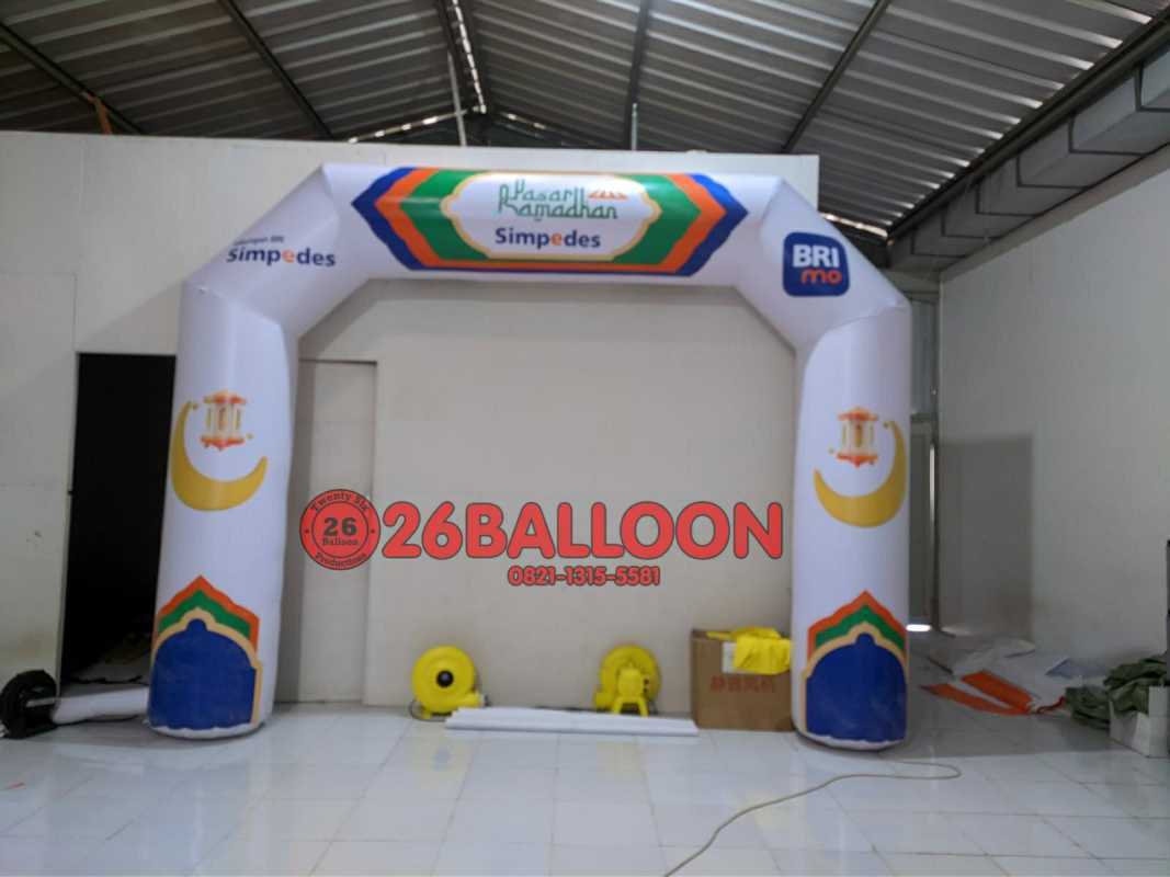 Jual Balon Gate Balon Gapura Balon Start Finish Bahan Pvc Ukuran 3x4 ...