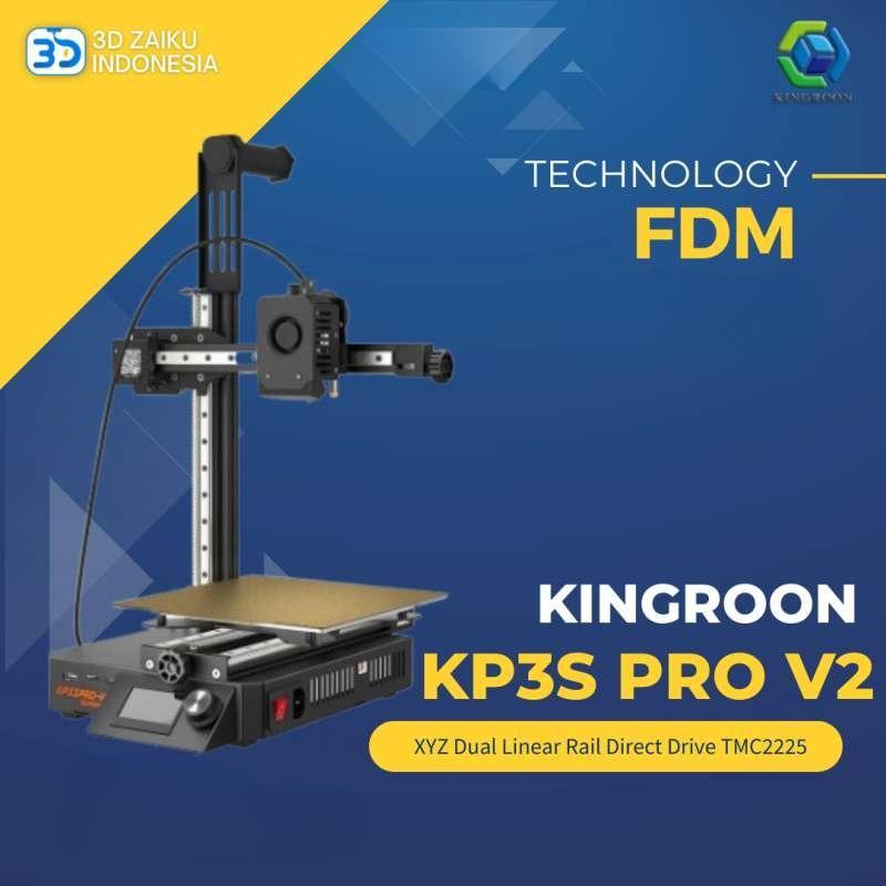 Promo Kingroon Kp3s Pro V2 Klipper High Speed Full Linear Rail 3d Printer Diskon 29% Di Seller ...