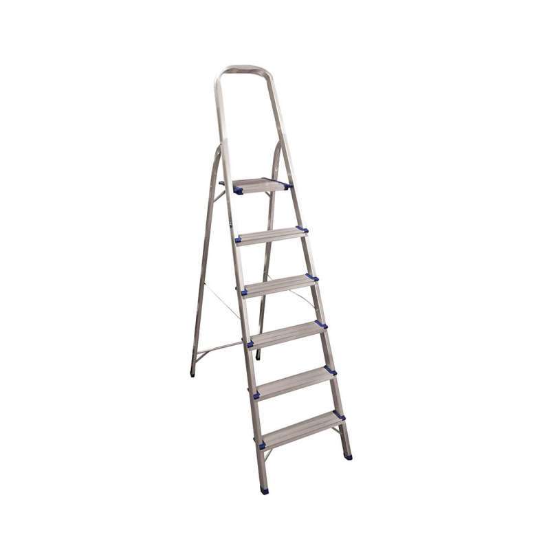 Promo Krisbow Ladder Tangga Aluminium Dengan Handle 7 Step 1,5 M Diskon ...