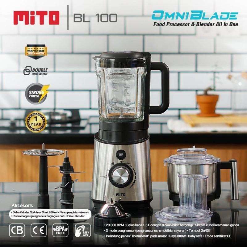 Jual Mito Pro Omni Blade Blender Food Prosesor Bl100 Di Seller Memory ...