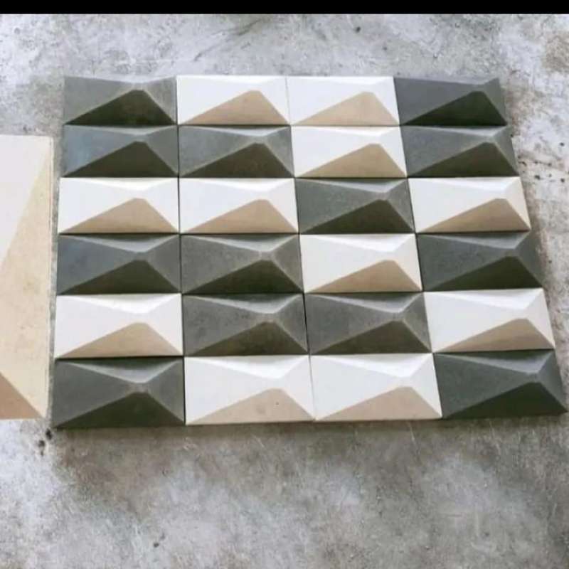 Jual Roster/bata/tempel/moziak/warna/varian/putih/abu/merah/anti ...