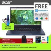 Promo Acer Laptop Aspire Vero Av14 52p 53ed 14 Fhd Intel Evo I5 1335u