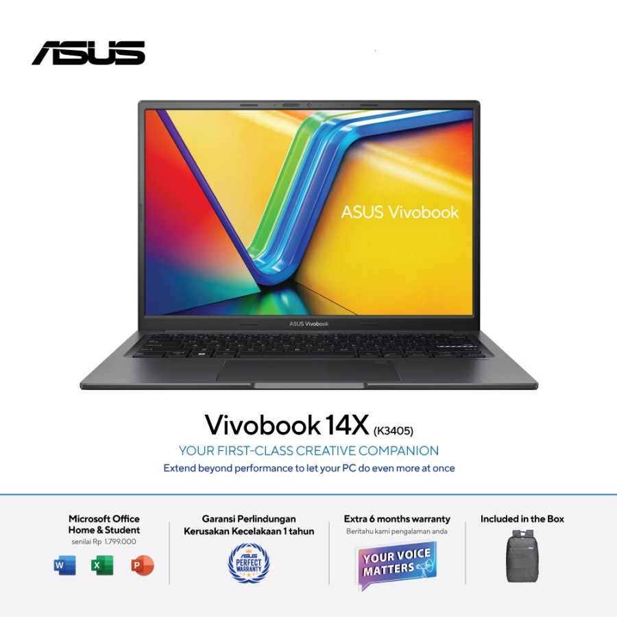Promo Asus K3405va-oleds551 Notebook - Indie Black ( I5-13500h / 16gb ...
