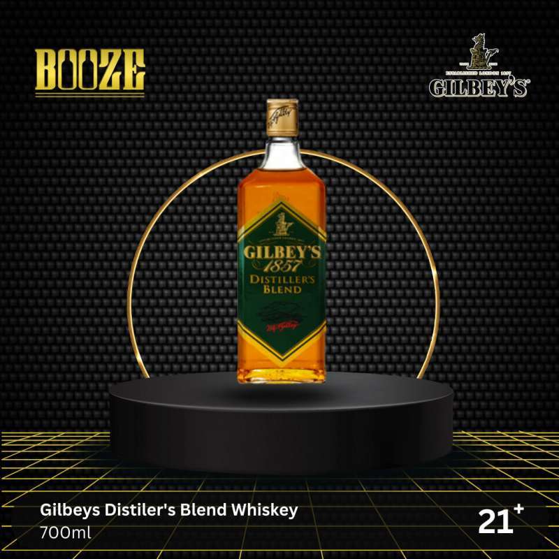 Jual Gilbey's Gilbeys Distiller'S Blend Whisky Spirits 43% 700ml ...