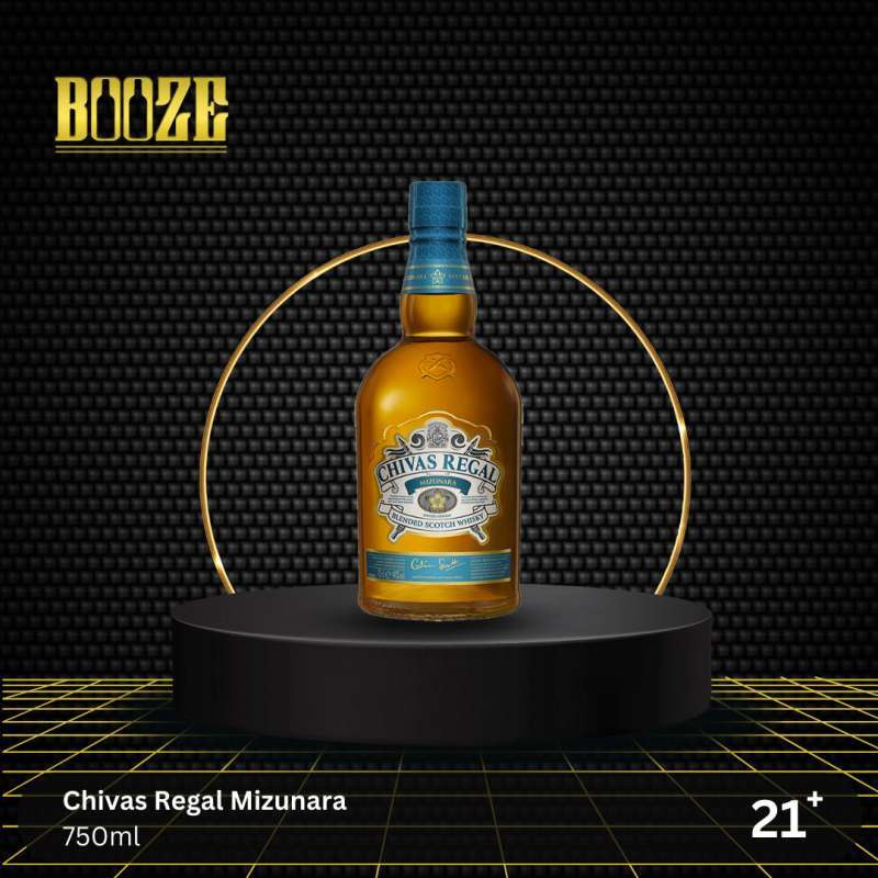 Jual Chivas Regal Mizunara Cask Blended Scotch Whiskey 40% 700ml - Booze Surabaya di Seller ...