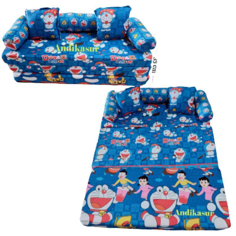 Jual Sofa Bed Kasur Lipat Kursi Duduk Busa Super Yellow Sofabed Karakter Minimalis Ruang Tamu ...