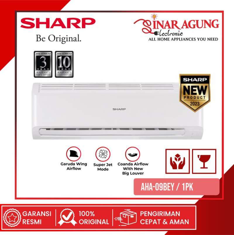 Jual Sharp Ac Aha-09bey / 9bey / 9 Bey (1pk) - Garansi Resmi Di Seller Sinar Agung Elektronik ...