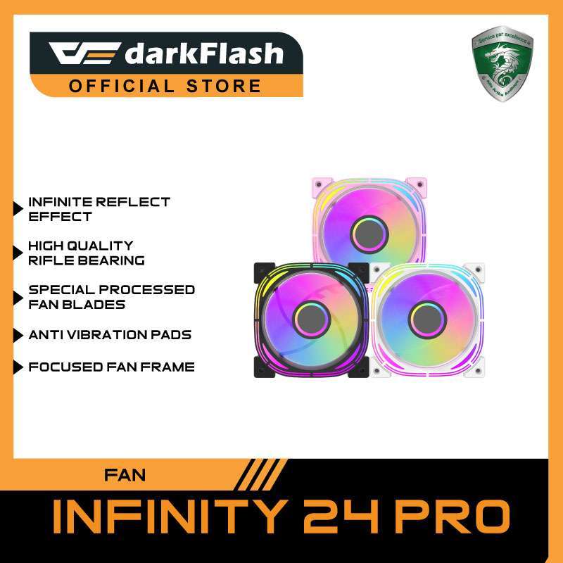 Jual Darkflash Infinity 24 Argb Fan [5 Fan] - Putih Di Seller Darkflash ...