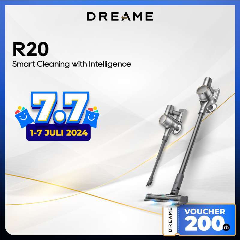 Promo Dreame R20 Bendable Cordless Vacuum Cleaner | Laser Light Detect ...
