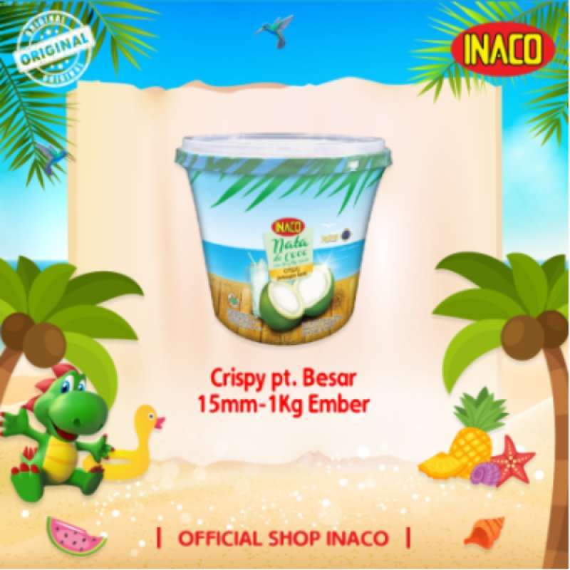 Promo Inaco Nata De Coco Minuman Kemasan Ember [1 Kg] Diskon 35% Di ...