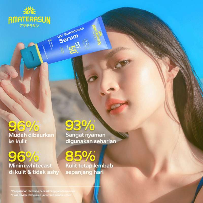 Promo [certified In Vivo] Amaterasun Uv Sunscreen Serum Spf 50+ Pa++ ...