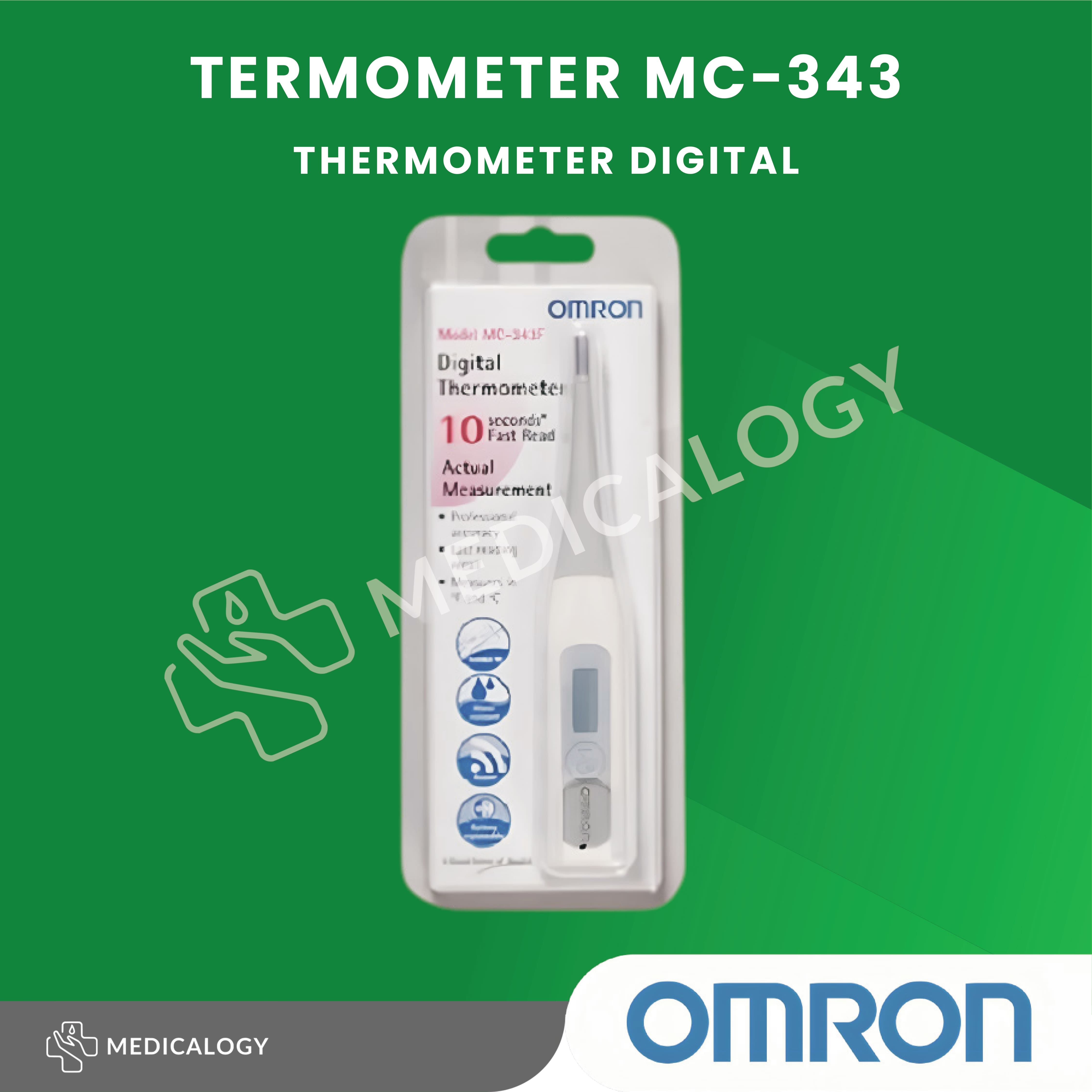 Promo Omron Mc-343 Termometer Digital Alat Ukur Suhu Badan Diskon 15% ...