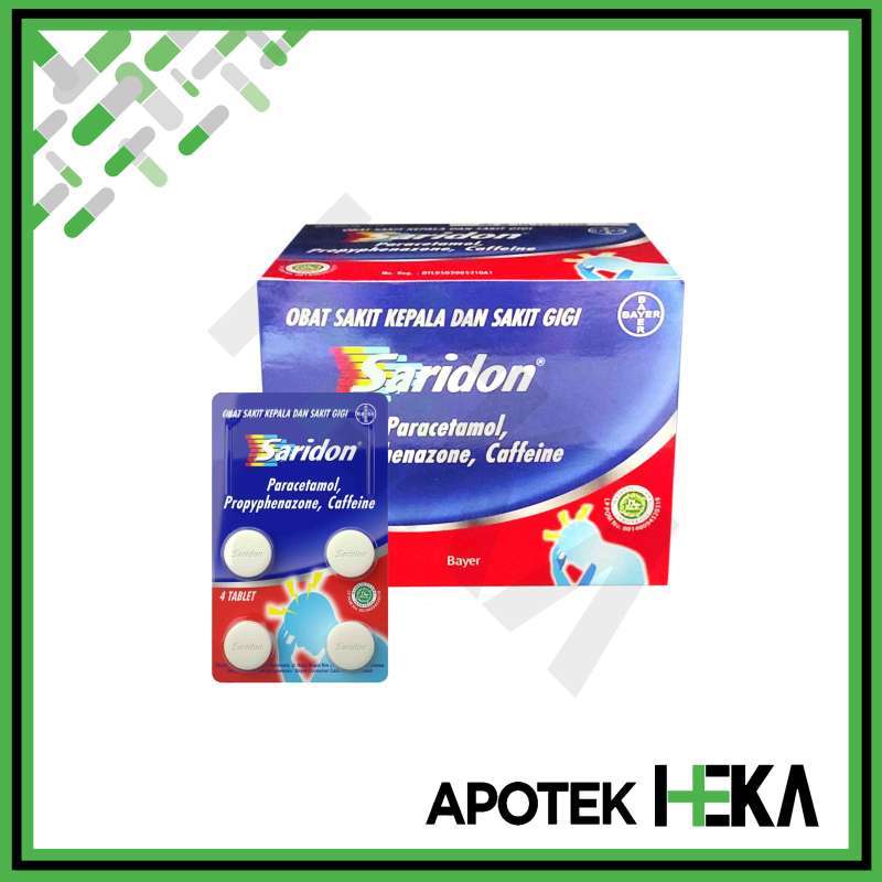 Jual Saridon Box Isi 30x4 Tablet - Obat Demam Sakit Kepala Di Seller ...