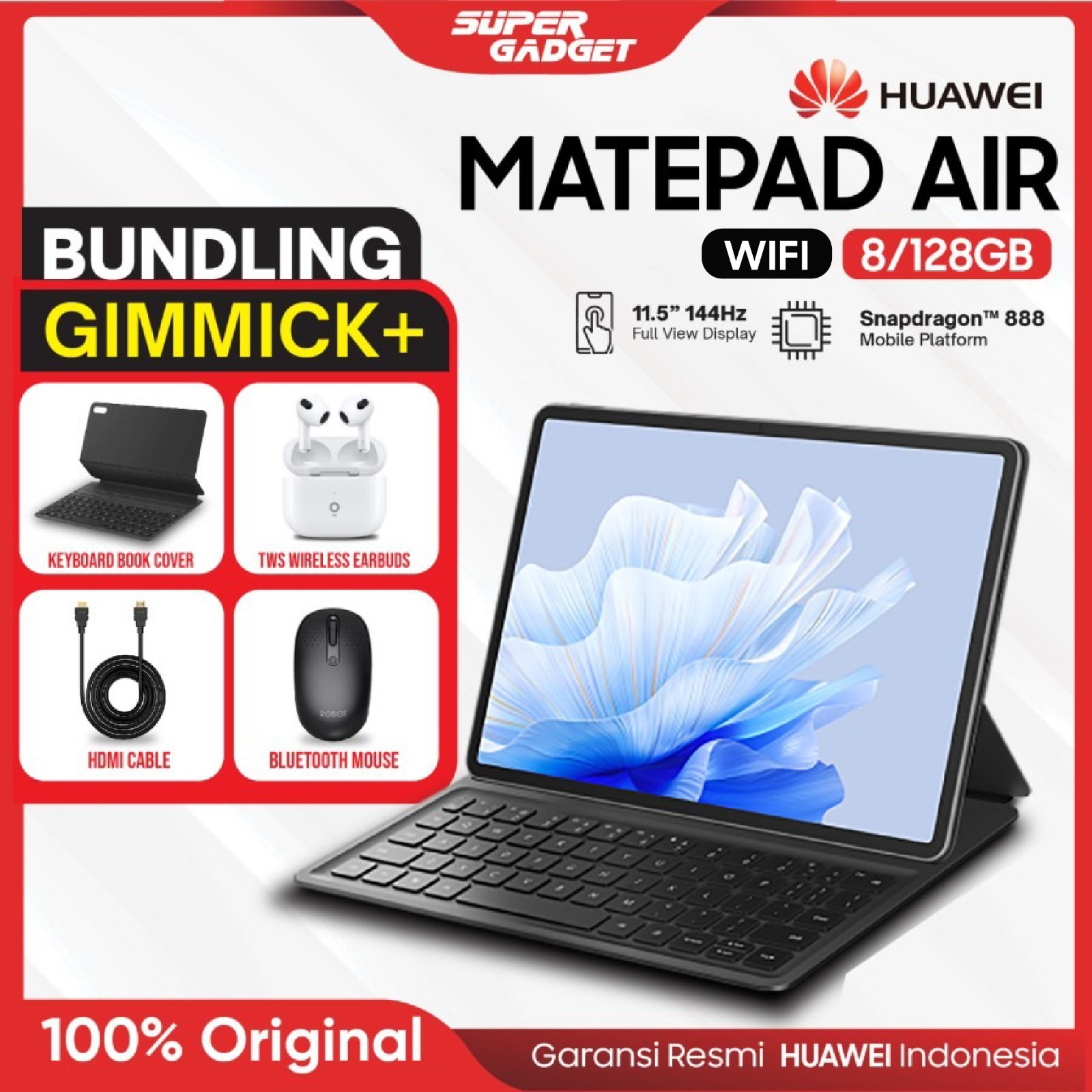 Jual Huawei Matepad Air 8/128 GB Tablet Tab 11 inch Original Garansi ...