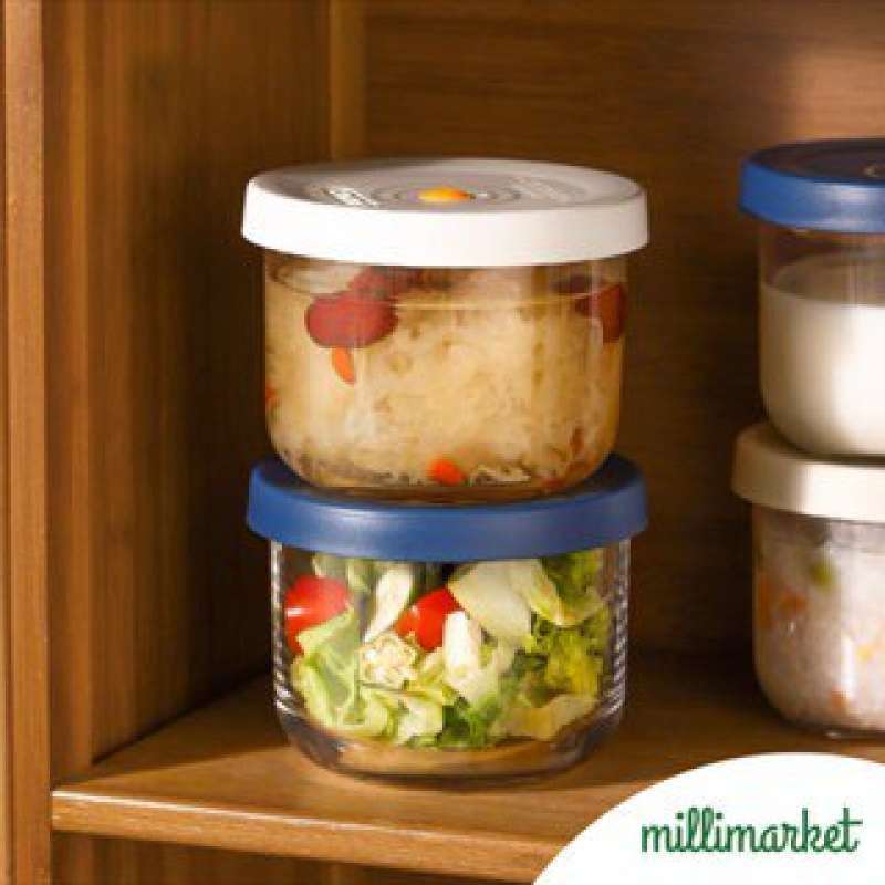 Jual Pobox Glass Container / Lunch Box Tempat Makan Kaca Wadah Mpasi ...