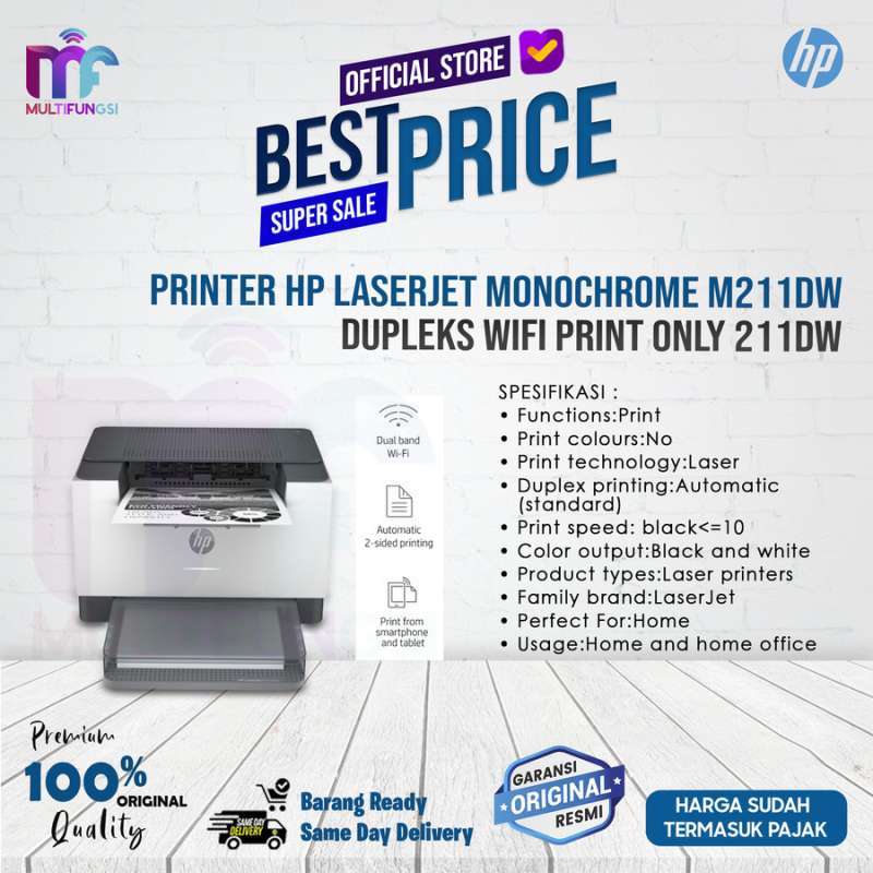 Hp Laserjet M211 Dw Printer 🔥 Harga & Spesifikasi Terbaru Januari 2026