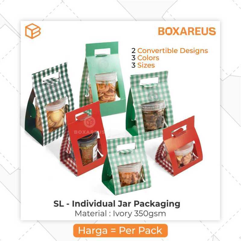 Jual Packaging Kue Kering Box Toples Satuan Tabung Jar Kotak Gagang Tenteng | Sl Jar Di Seller ...