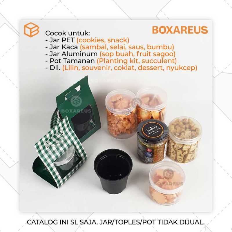Jual Packaging Kue Kering Box Toples Satuan Tabung Jar Kotak Gagang ...