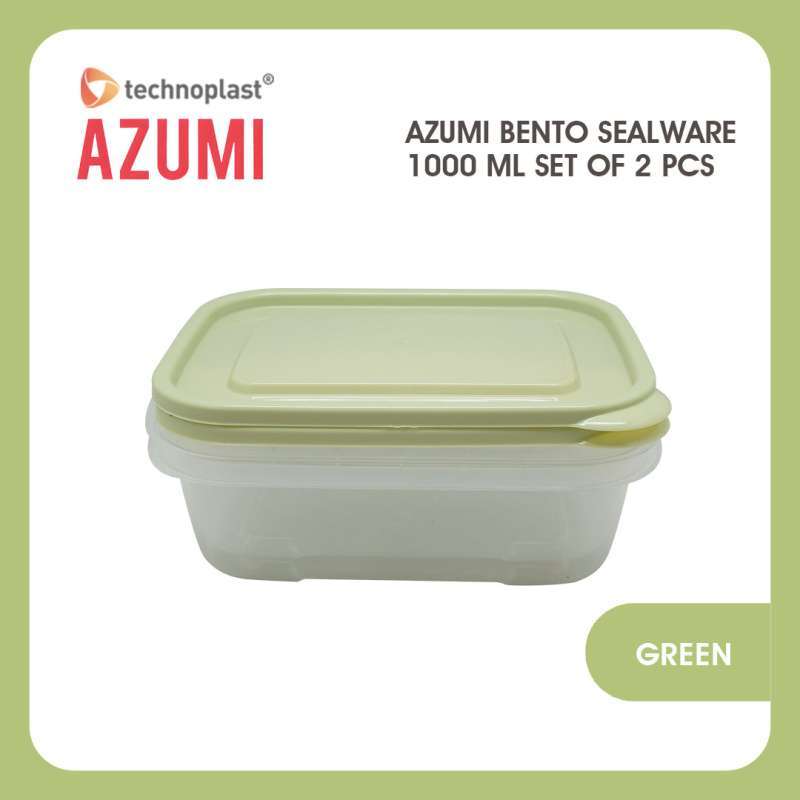 Promo Technoplast Set Tempat Makan / Sealware Set Azumi Bento 1000 Ml ...