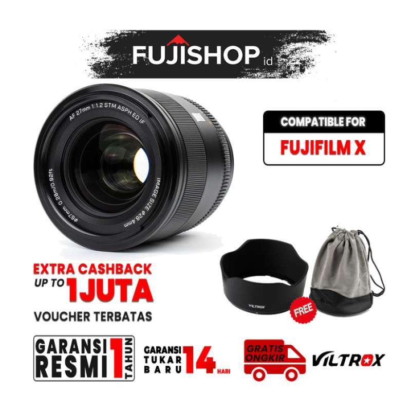 Promo Viltrox 27mm F1.2 Fuji Pro Af Lens Garansi Resmi Diskon 3% Di Seller Fuji Shop Id Official ...