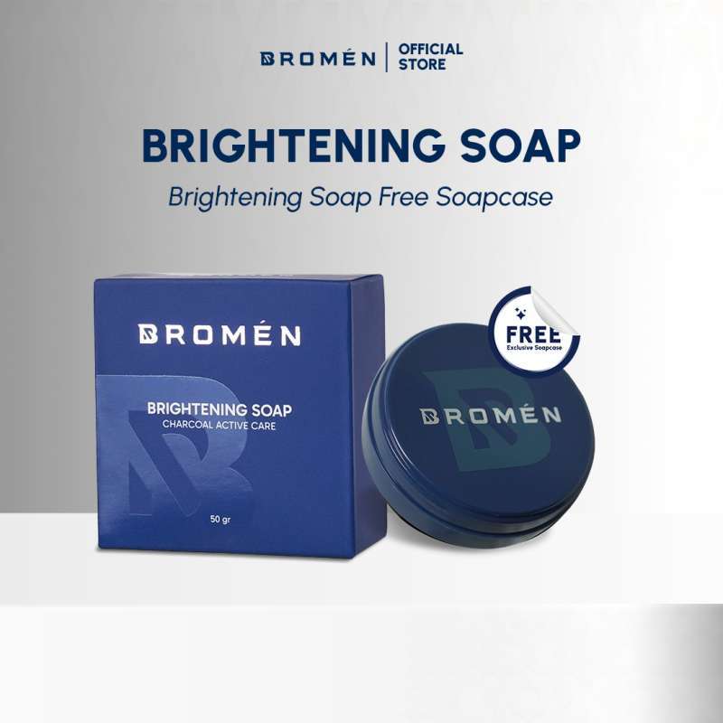 Jual Bromen Sabun Perawatan Wajah Untuk Pria Brightening Pencerah Wajah ...