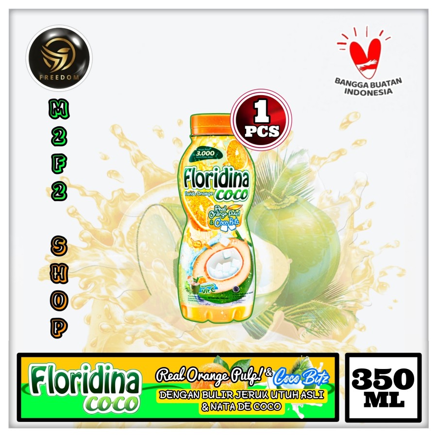 Jual Floridina Orange Coco Minuman Rasa Jeruk Kelapa 350 Ml (kemasan ...