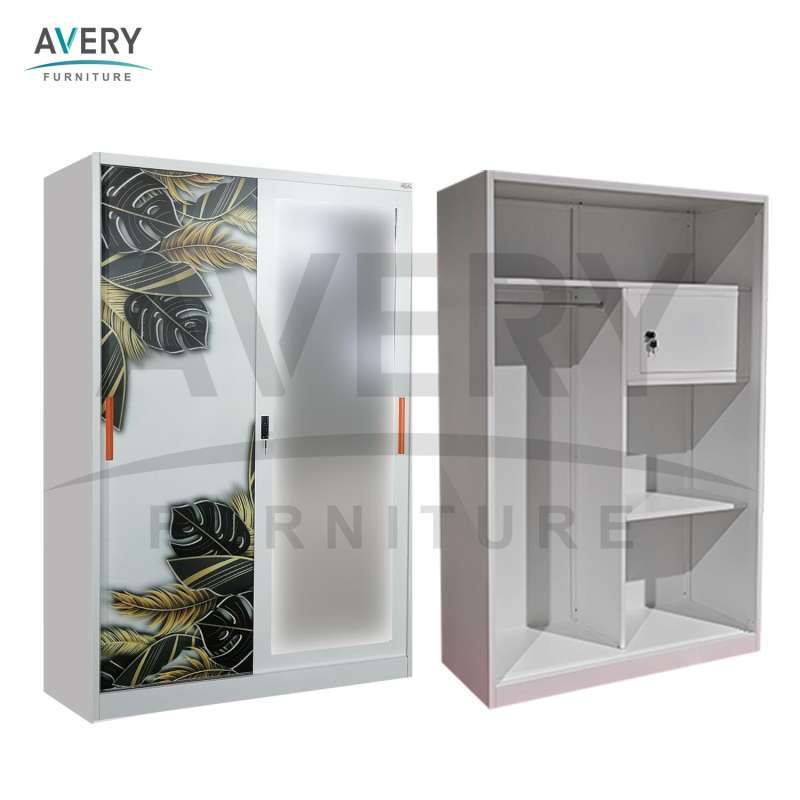 Jual Avery - Mm-1200sl Lemari Pakaian Besi 2 Pintu Sliding Minimalis / Lemari Baju Sleding Di ...