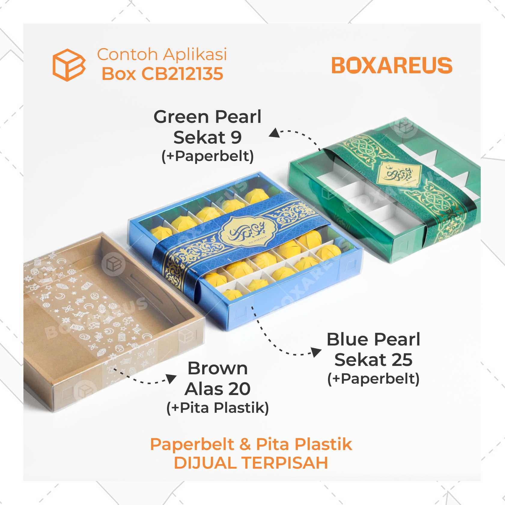 Jual Box Nastar Sekat Mika / Dus Kotak Sekat / Box Cookies Gift ...
