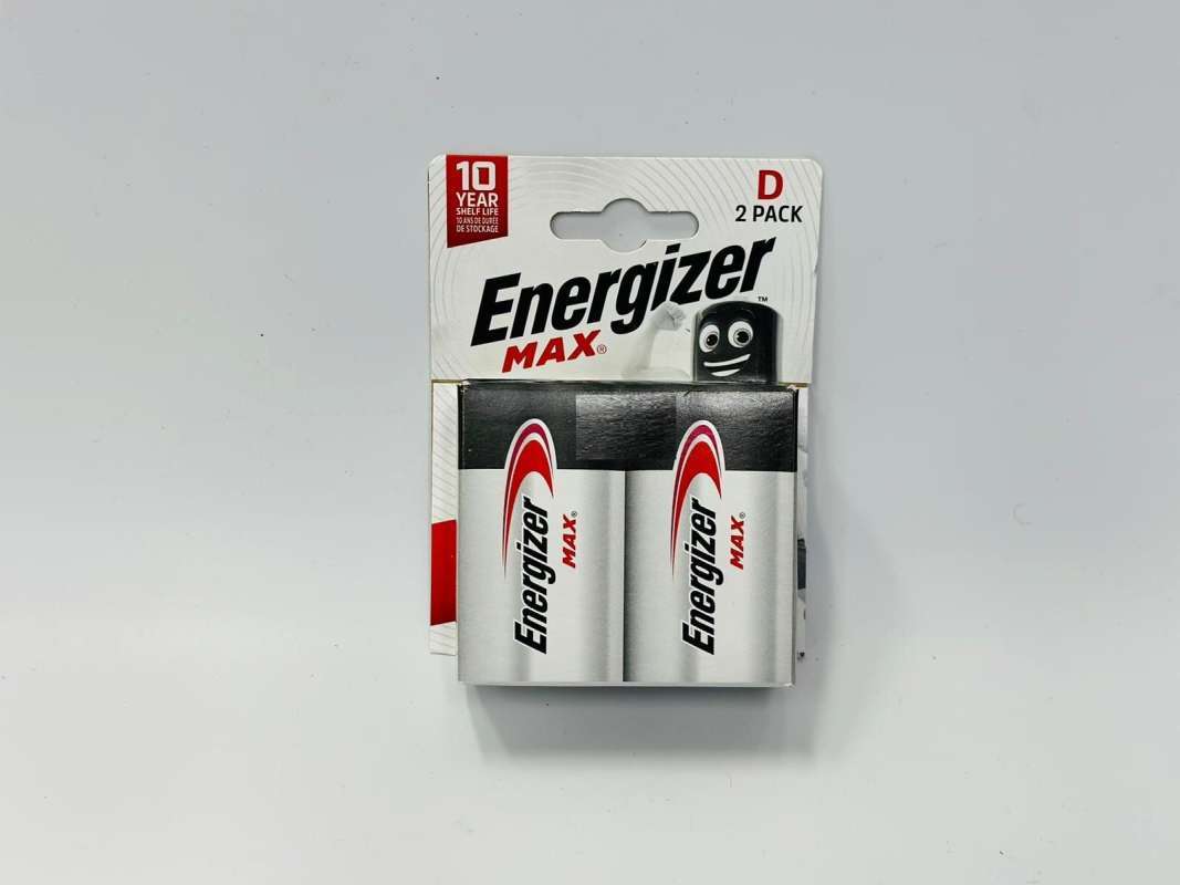 Jual Baterai Energizer Max Size D Battery Type D 1,5v Alkaline Max Isi2 ...
