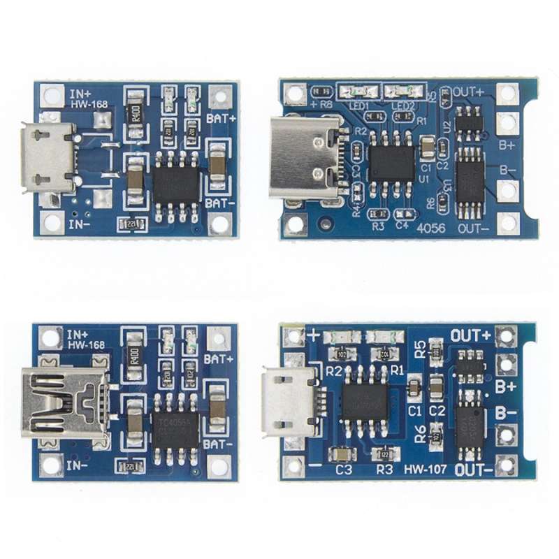 Jual Modul Tp4056 Micro Usb Charger Baterai Lithium 18650 Charging ...