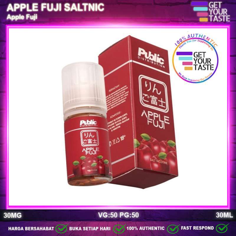 Promo Liquid Apple Fuji Salt Nic 30mg 30ml Saltnic By Public ...