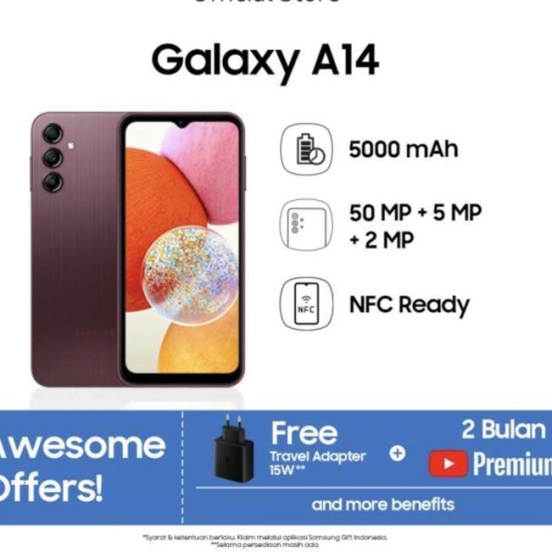 Jual Samsung Galaxy A14 Lte 4 128 Gb Spesifikasi Original, Murah ...