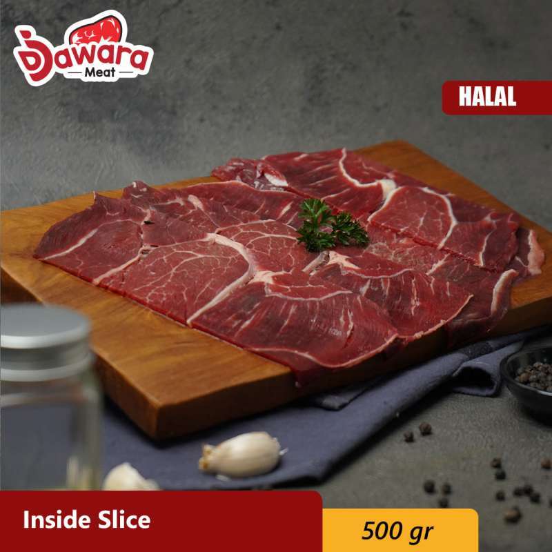 Jual Daging Sapi Inside Slice 500gr di Seller Toko Daging Dharma Jaya ...