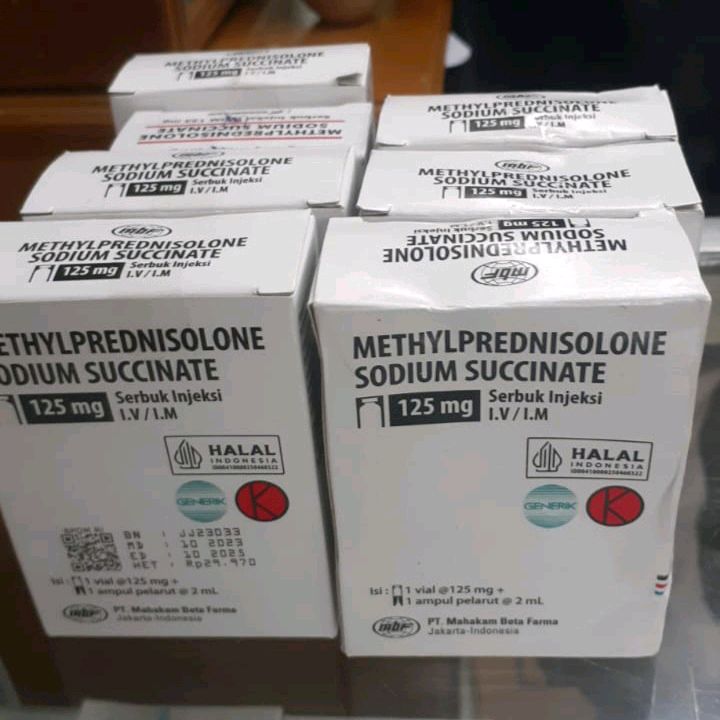 Jual Terbaru Methylprednisolone 125 Mg Injeksi Per Box Di Seller Apotek ...