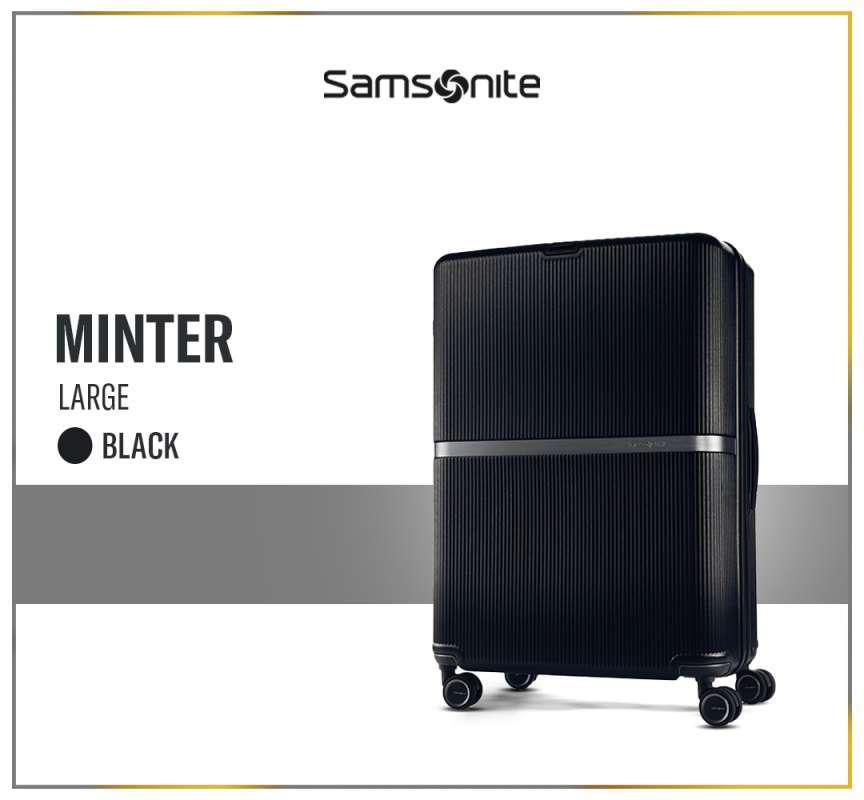 Jual Samsonite Koper Hardcase Minter Spinner Large 28 Inch - Black Di ...