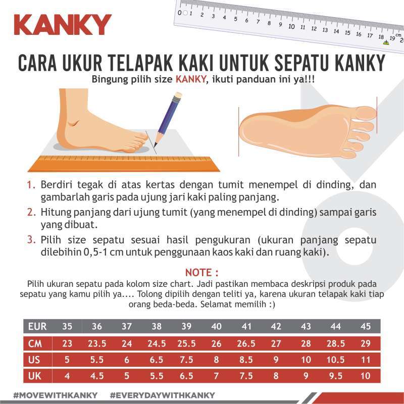 Jual Kanky Story Honjo 35-45 - Sepatu Sneakers Casual Sport Sekolah ...